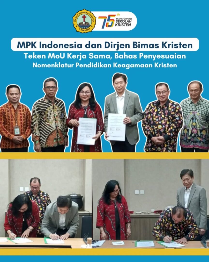 MPK Indonesia dan Dirjen Bimas Kristen Teken MoU Kerja Sama, Bahas ...